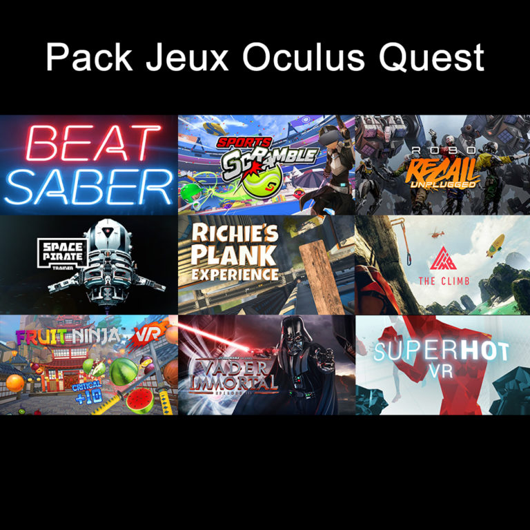 Pack de jeux Oculus Quest - Location Casques VR